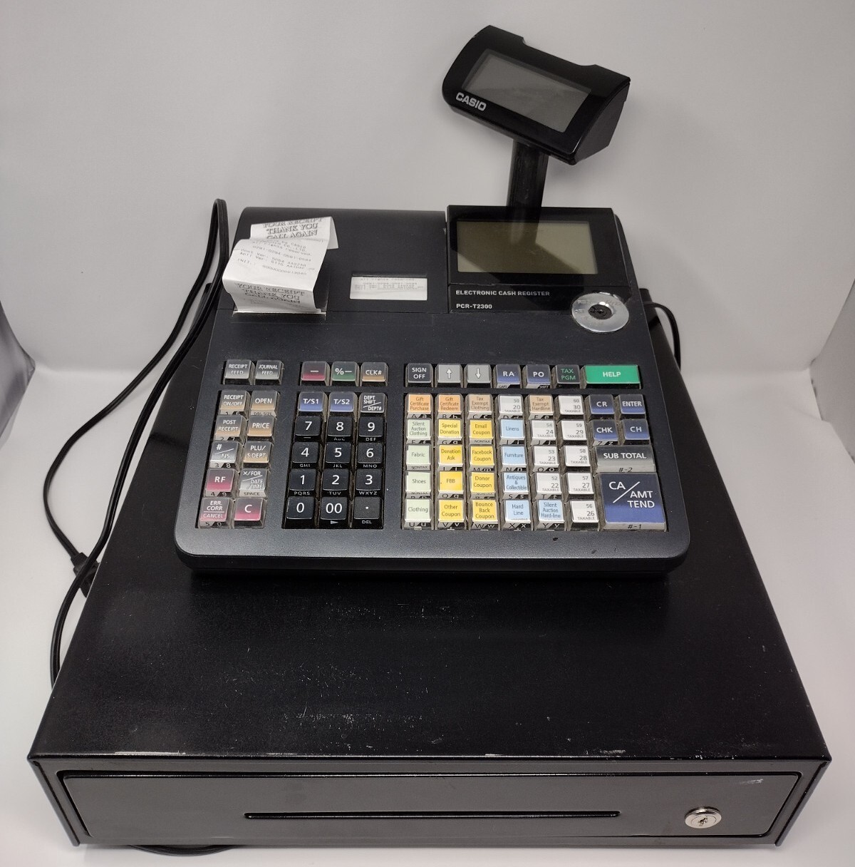 Casio PCR-T2300 Department Cash Register for sale online | eBay