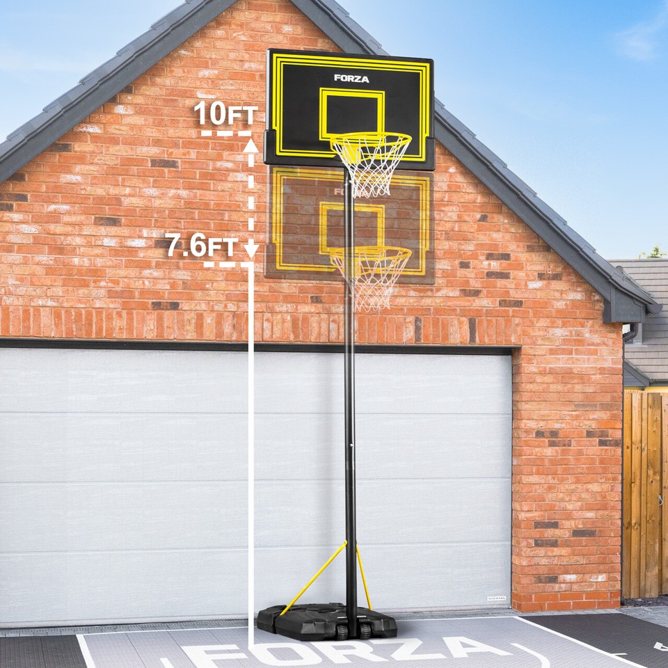 FORZA Adjustable Basketball Hoop And Stand System | Portable Basketball ...