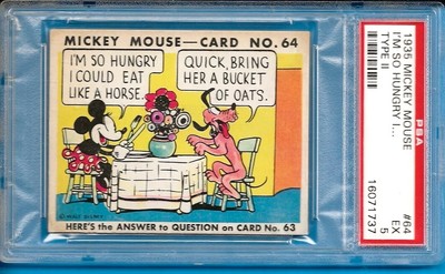 1935 R89 Mickey Mouse #64 I'm so Hungry Psa 5 | eBay