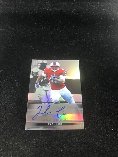 Zach Line SMU 2013 Leaf Draft Auto 23/99 | eBay