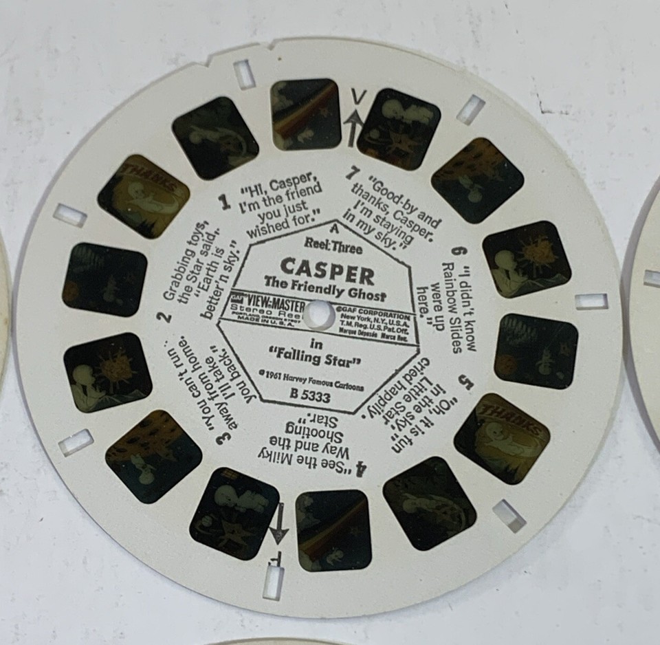 View Master 6 Reels Droopy, Tom &Jerry, Casper, Snoopy, Spike &Tyke ...