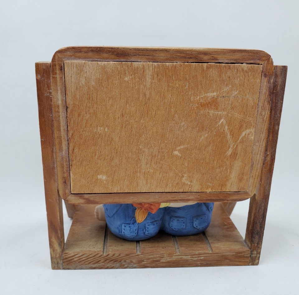 Enesco 1983 COUNTRY COUSINS Valentine Figurine KATIE & SCOOTER w/Love ...