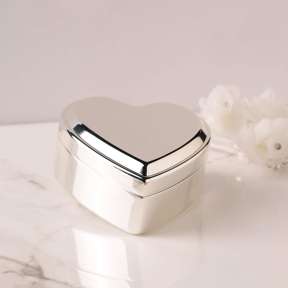 Heart Shaped Jewelry Keepsake Box for Jewelry, Trinkets or Special ...