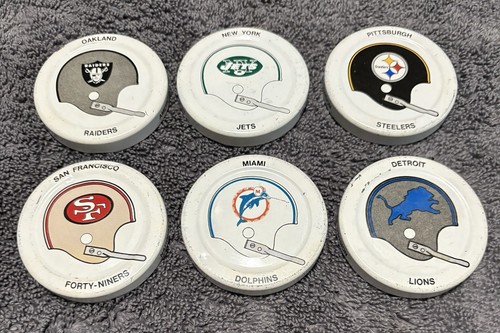 REDUCED! Vintage Gatorade NFL Football Team Bottle Lids 1971 Lot Of 6 ...