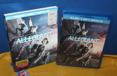 Divergent Series Allegiant Blu Ray DVD Movie 31398245858| eBay