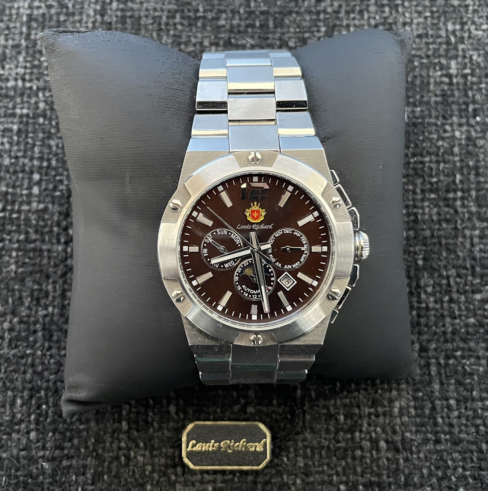 Louis Richard Automatic Multi-Function Mens Analog Watch | eBay