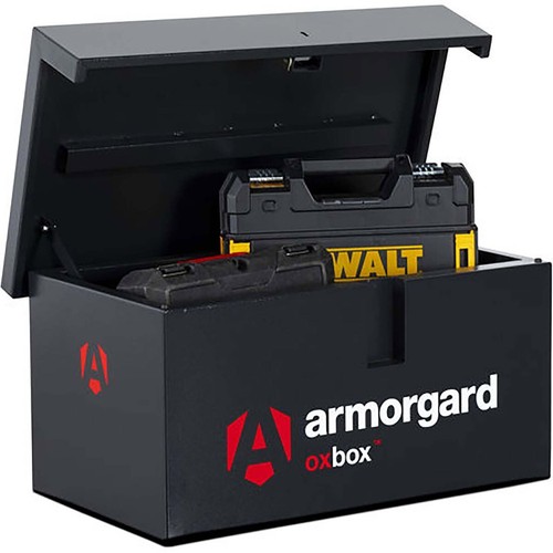 Armorgard OxBox OX05 Secure Van Vault Safe Box 810x470x385mm Tool ...