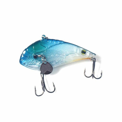 Hard Bait VIB Fishing Lure Spinner Shrimp Prawn Shaped Long Casting ...