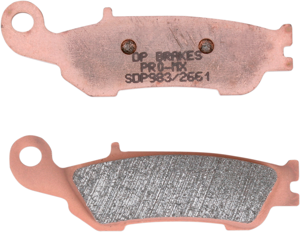 DP BRAKES SDP983 BRAKE PAD SDP PRO MX HIGH FRICTION OFFROAD FANTIC XE ...