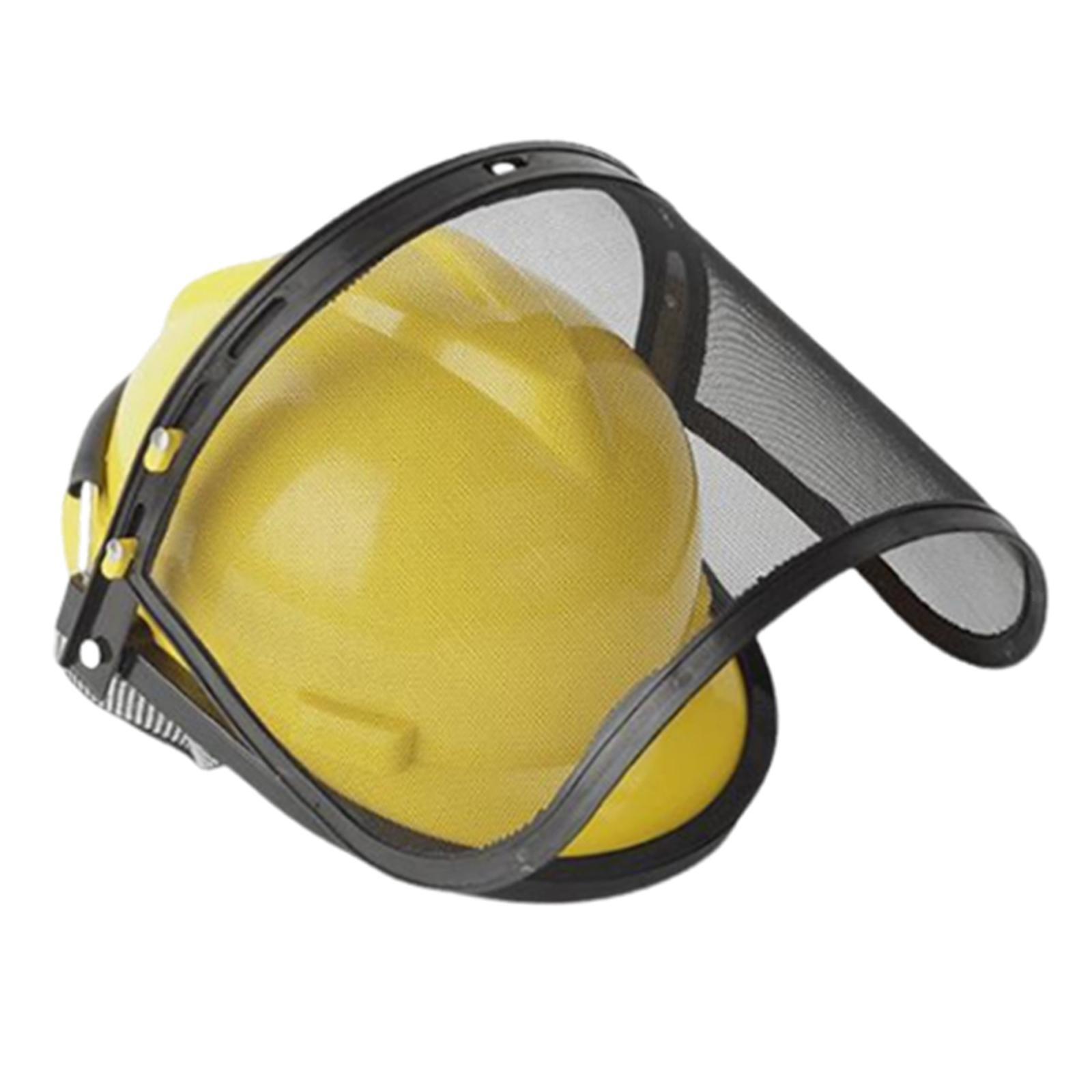 Chainsaw Face Shield Protection Metal Mesh Visor Good Ventilation ...