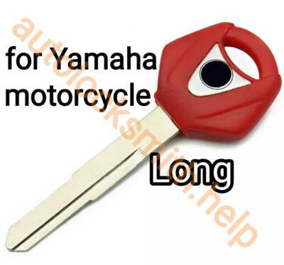 Key for Yamaha mc05 YZF R1 R6 FZ1 FZ6 (Red) etc. No Chip Left . Long ...