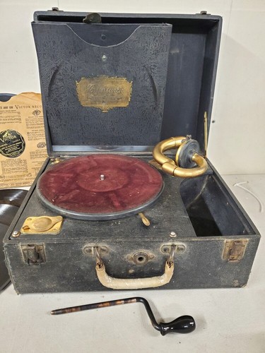 Brunswick Panatrope (Model 106) Phonograph Hand Crank Talking Machine ...