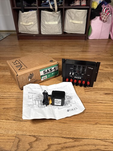 NILES SAS-1 Line Level A-B Switching System w/ Power Supply & Original ...