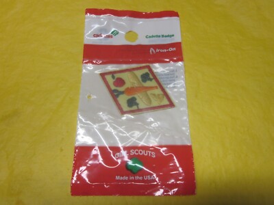 CADETTE GIRL SCOUT EATING FOR YOU BADGE (NEW) | eBay