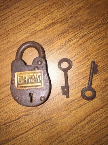 Alcatraz Padlock Key Set Lot Lock Prison Penitentiary Jailer Collector ...