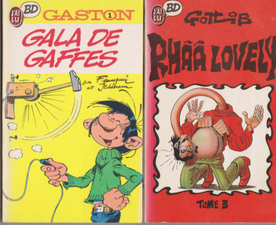 LOT DE 4 J AI LU BD : 9 IZNOGOUD 43 & 75 GAI LURON 137 GOTLIB RHAA ...