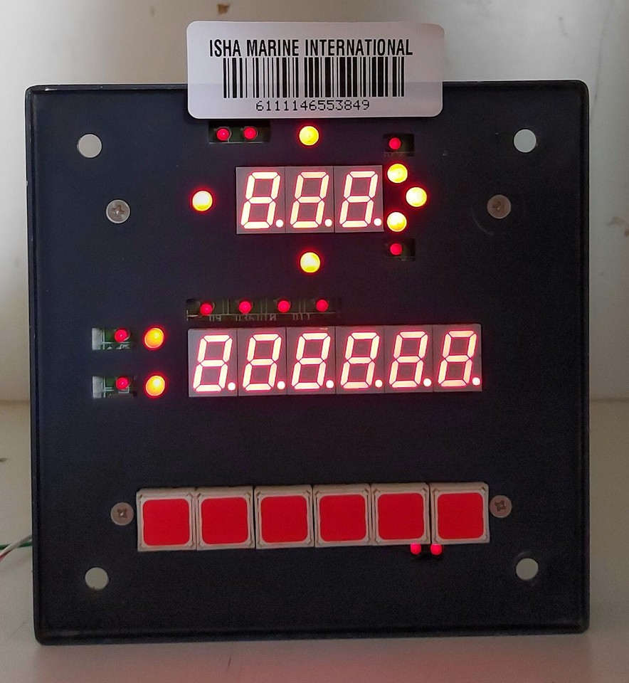 Consilium Marine SAL SD1-6 Universal Two-Axis Log Display 701066B | eBay UK