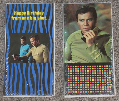 (2) Different Unopened 6 Pack 1976 Star Trek Greeting Cards - Captain ...