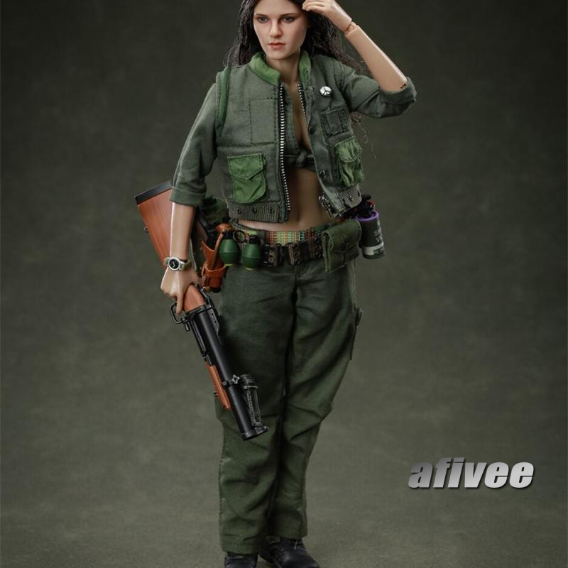 In Stock 1/6 Vietnam War Female Soldier Action Figure, 12-inch Movable ...