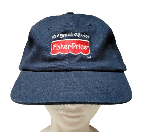 It's A Great Age For Fisher-Price Head Shots Hat Navy Blue by KC Caps ...