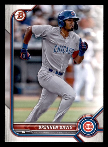 2022 Bowman Brennen Davis #BP-37 Chicago Cubs Baseball Card | eBay