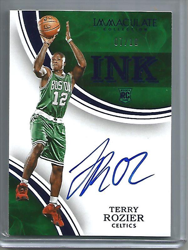 Terry Rozier 15/16 Immaculate Collection Autograph Rookie #07/10 | eBay