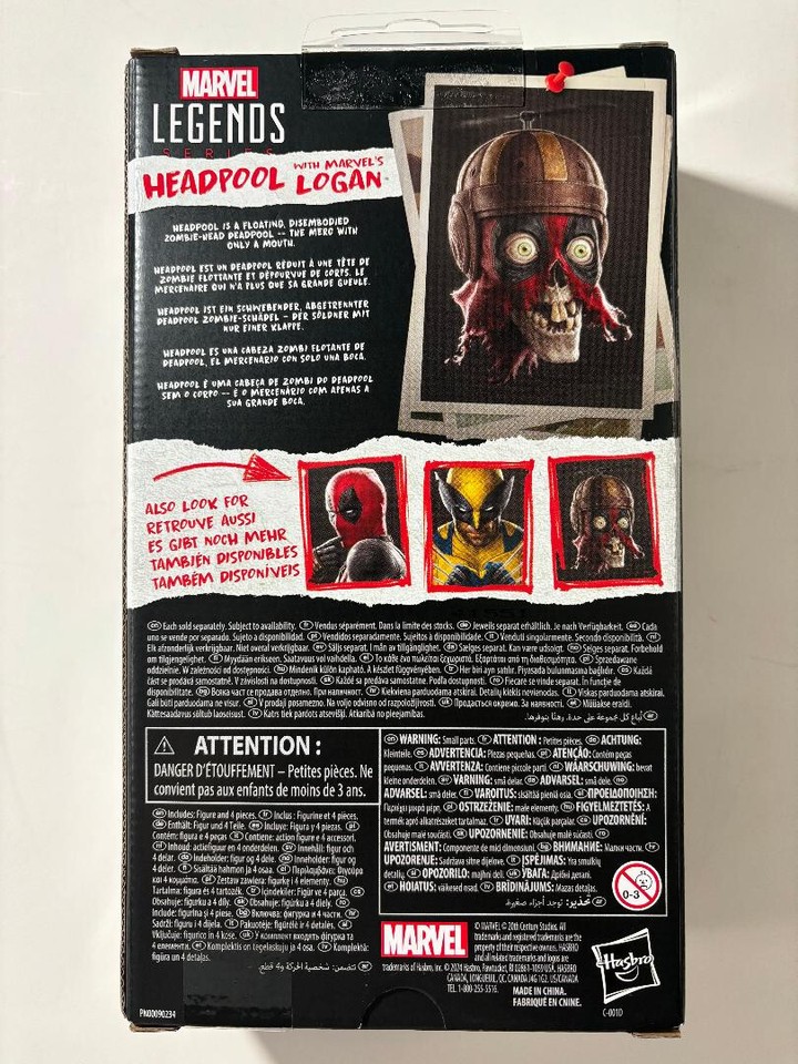 Marvel Legends Deadpool & Wolverine - Headpool and Logan 6" Figure | eBay