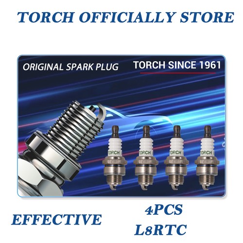 4 bougies d'allumage d'origine TORCH L8RTC pour NGK BPMR8Y BPM8Y | eBay