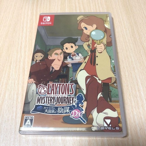 Layton's Mystery Journey Nintendo Switch Level Five 5 used "very good ...