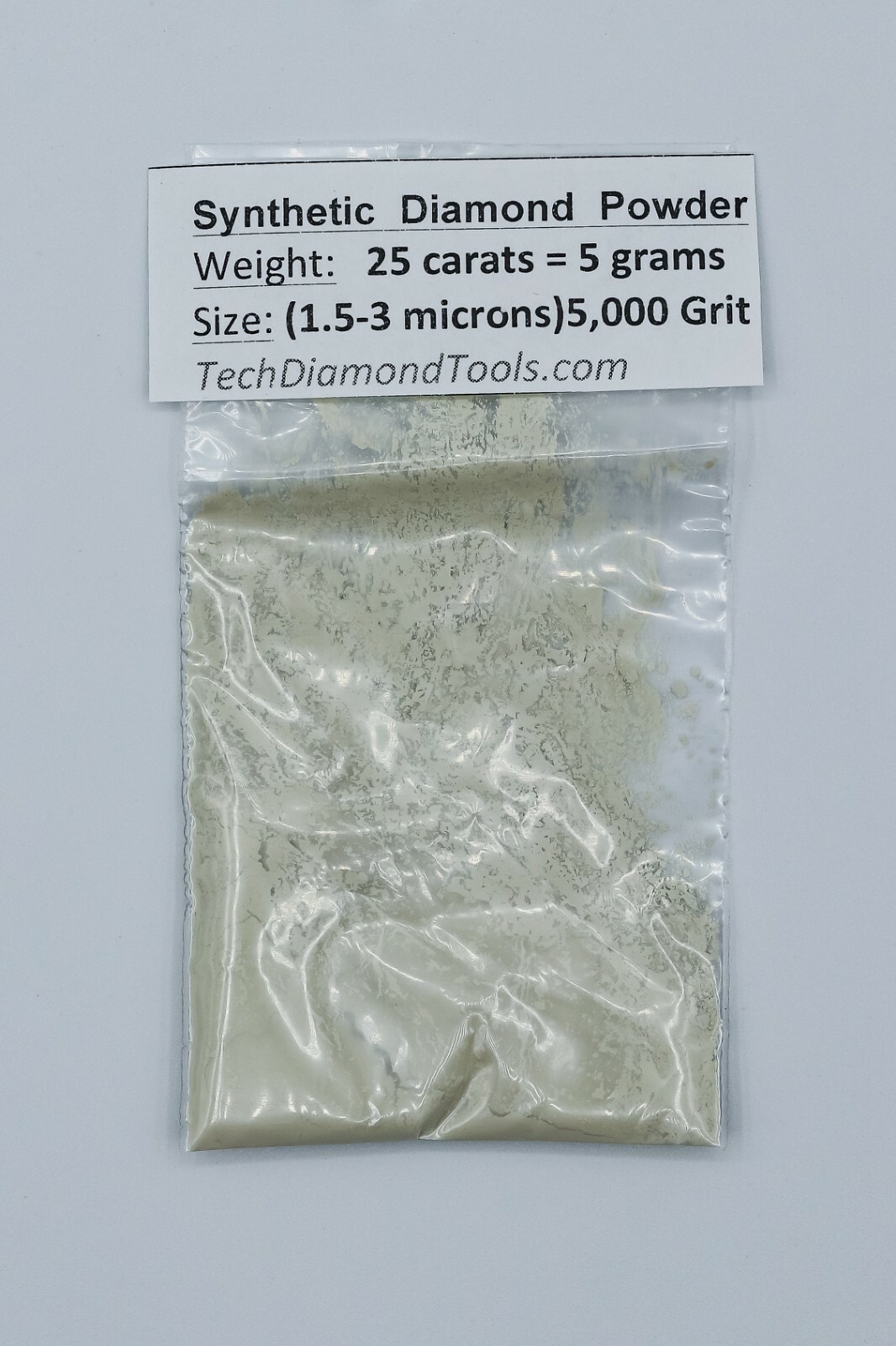 Diamond Micron Powder 5,000 Grit Mesh (1.5-3 Micron), Weight 25 Carat ...