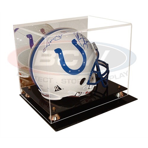 BCW Deluxe Acrylic Full Size Football Helmet Display with Mirror and ...
