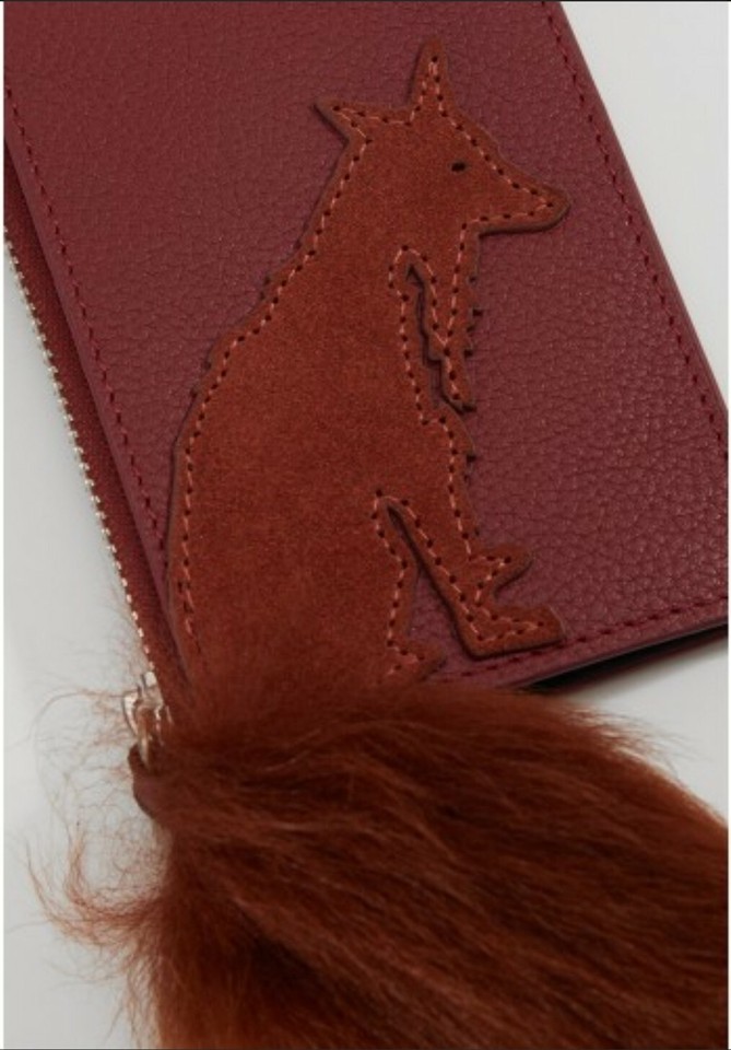 ⚡RARE⚡ PAUL SMITH Women's Leather Fox Card Holder Fox Wallet *NEW W ...