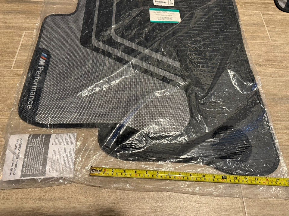 NIB Genuine BMW BMW M Performance Floor Mats - Front 51-47-2-407-305 | eBay