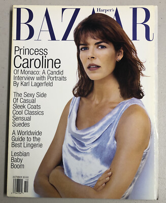 Harper's Bazaar Magazine October 1996 Princess Caroline Kylie Bax ...