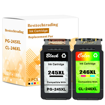 PG-245XL CL-246XL high yield ink cartridge for Canon Pixma TS3322 TS202 ...