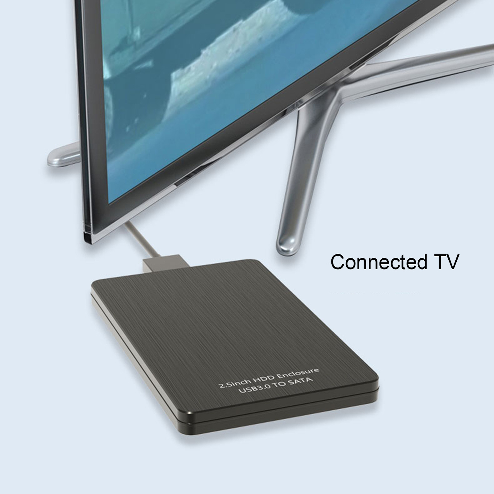 2.5-inch Hard Drive Enclosure Portable Data Transfer Usb 3.0 to Sata ...