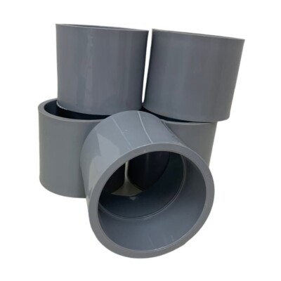 Lot of 5 New Carlon 3" Gray PVC Female Conduit Fittings Couplings CPLG ...