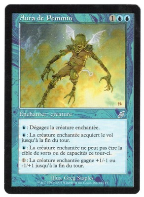 Magic-Style MTG - Pemmin's Aura - French Scourge - EX | eBay