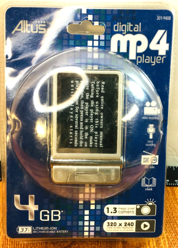 Altus MP4 Player Digital 4GB Video Camera 1.3 Mega Pixel 2.4 LCD Screen ...