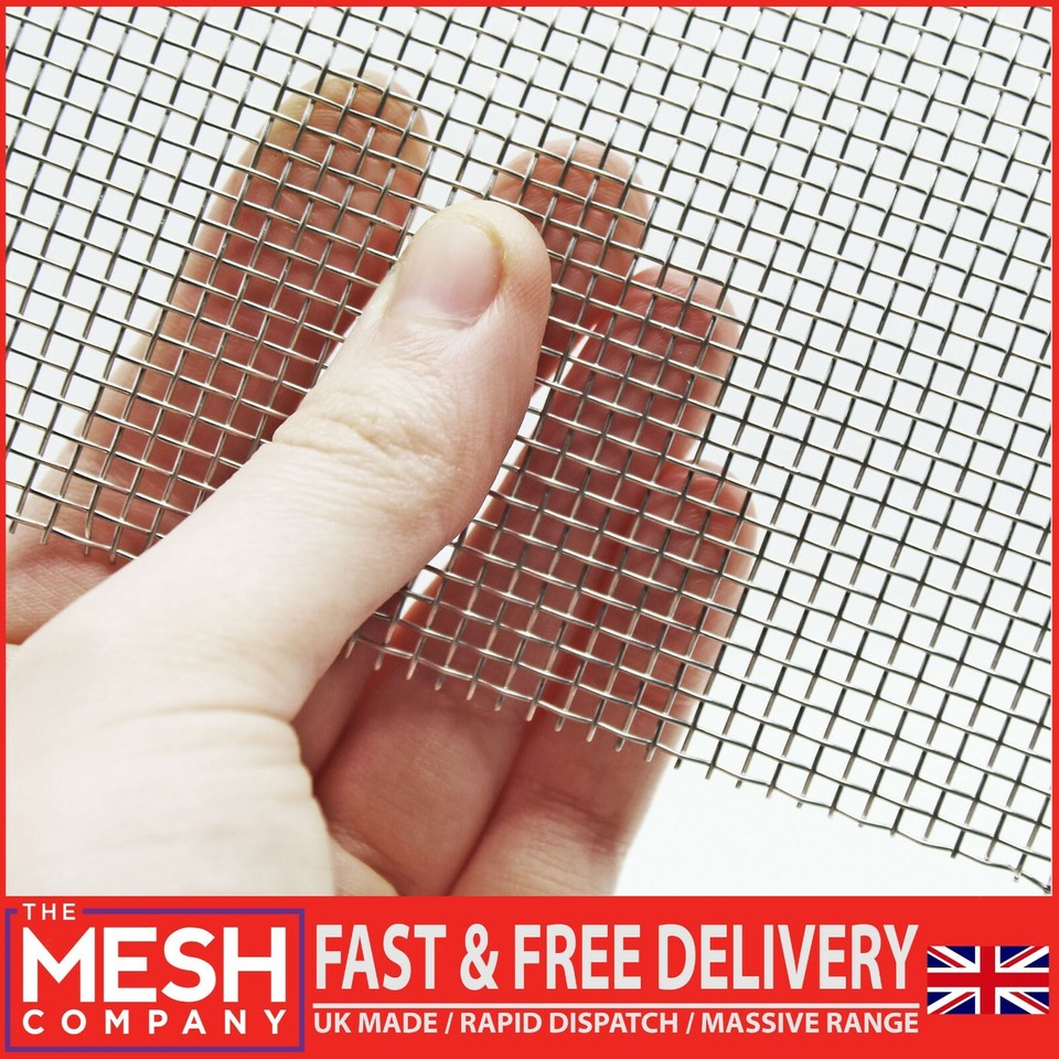 The Mesh Company Heavy Duty Wire Mesh | Strong 304 Stainless Woven Wire ...