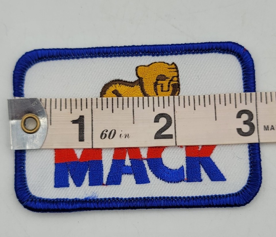 (2) TWO - Vintage Mack Trucks Bulldog Mascot Company Logo Cloth Patch ...