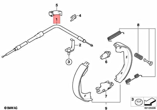 Genuine BMW X3 E83 X3 1.8d 2.0d 2.0i 2.5i 2.5si 3.0d BOWDEN CABLE ...