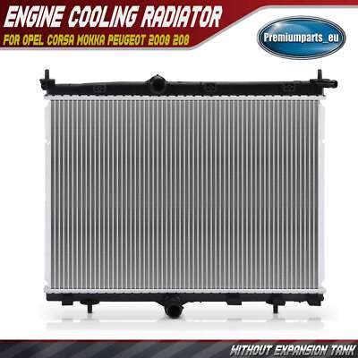 Engine Coolant Radiator for Opel Corsa Mokka Peugeot 2008 208 19-24 ...