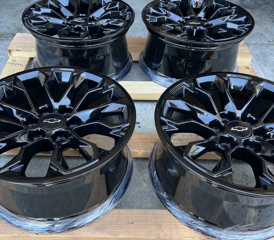 2017-2024 Chevrolet Colorado ZR2 ZR-2 BLACK 17‚Äù Factory OEM GM Wheels ...
