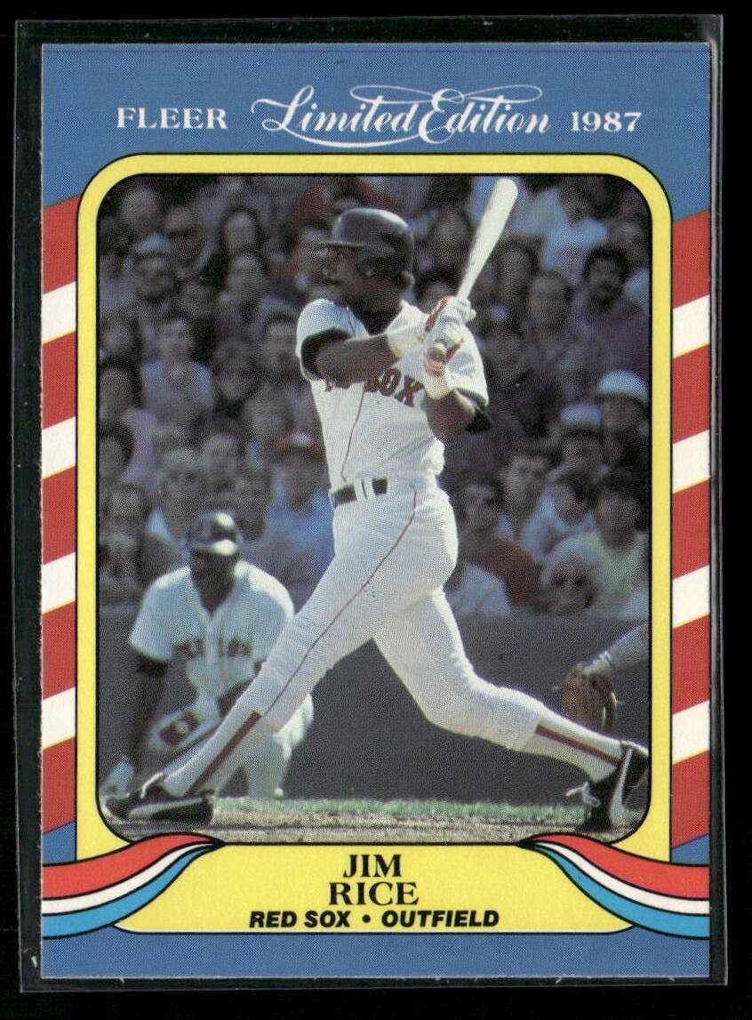 Jim Rice 1987 Fleer Limited Edition #35 | eBay