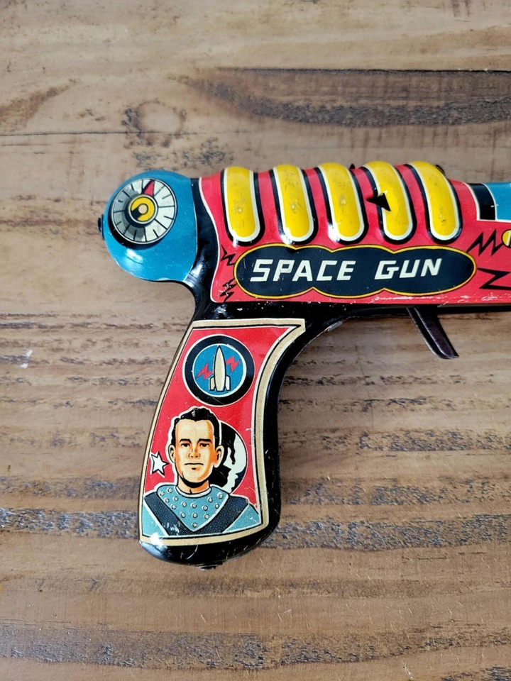 1950s Marx Tom Corbett Official Space Cadet Pistol Gun Tin Toy Very ...