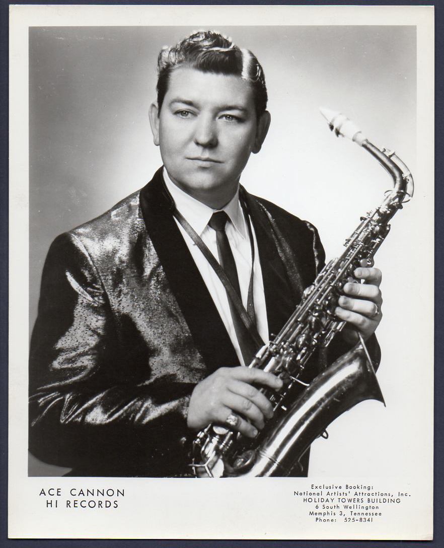 ACE CANNON Rockabilly saxophonist singer ORIG PHOTO Hi Records Memphis ...