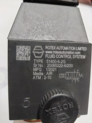 ROTEX Fluid Control System Type 51400-6-2G NEW OPEN BOX 51400-6-2G ...