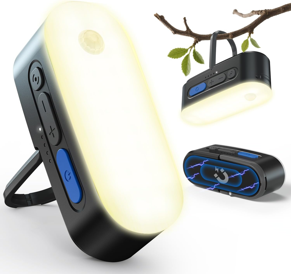 Motion Sensor Camping Lights,Rechargeable Camping Lantern, Portable ...
