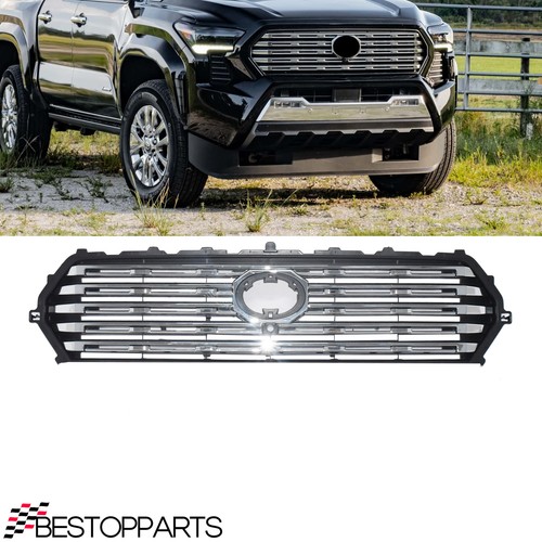 Fits Toyota Tacoma 2024-2025 Front Grille Grill With Chrome Trim 53111 ...